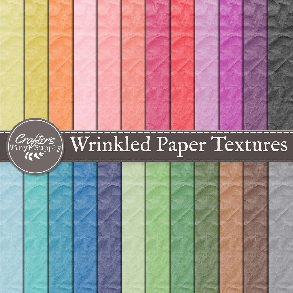 Wrinkled Paper Textures – Crafter's Vinyl Supply