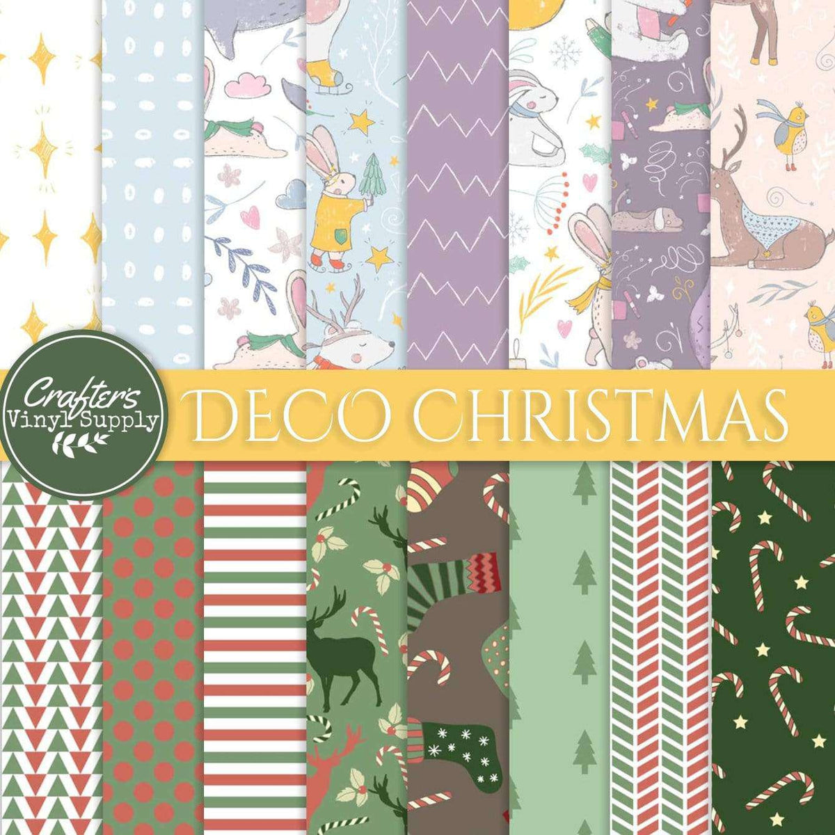 Decorative Christmas Patterns – Crafter's Vinyl Supply