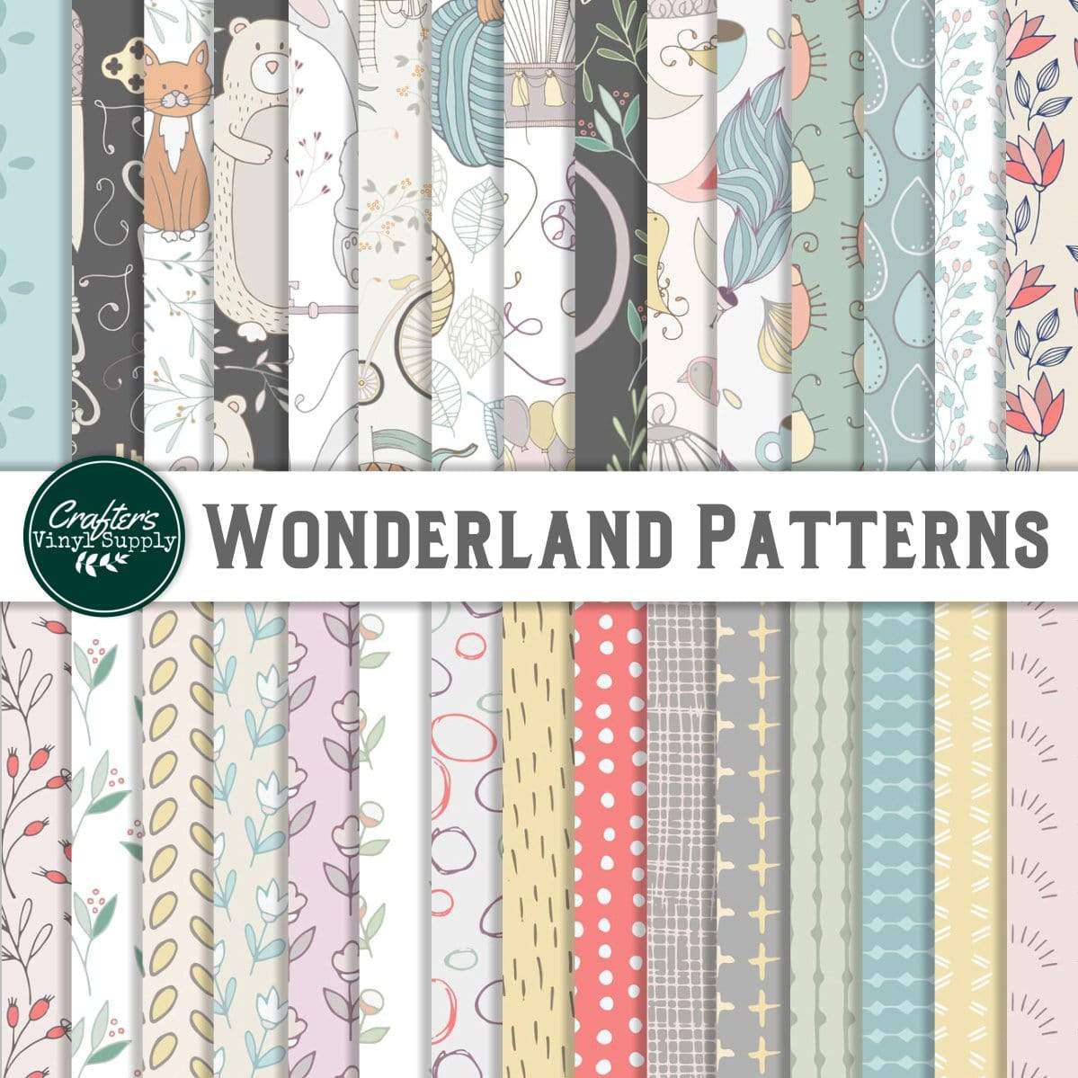 Wonderland Patterns – Crafter's Vinyl Supply