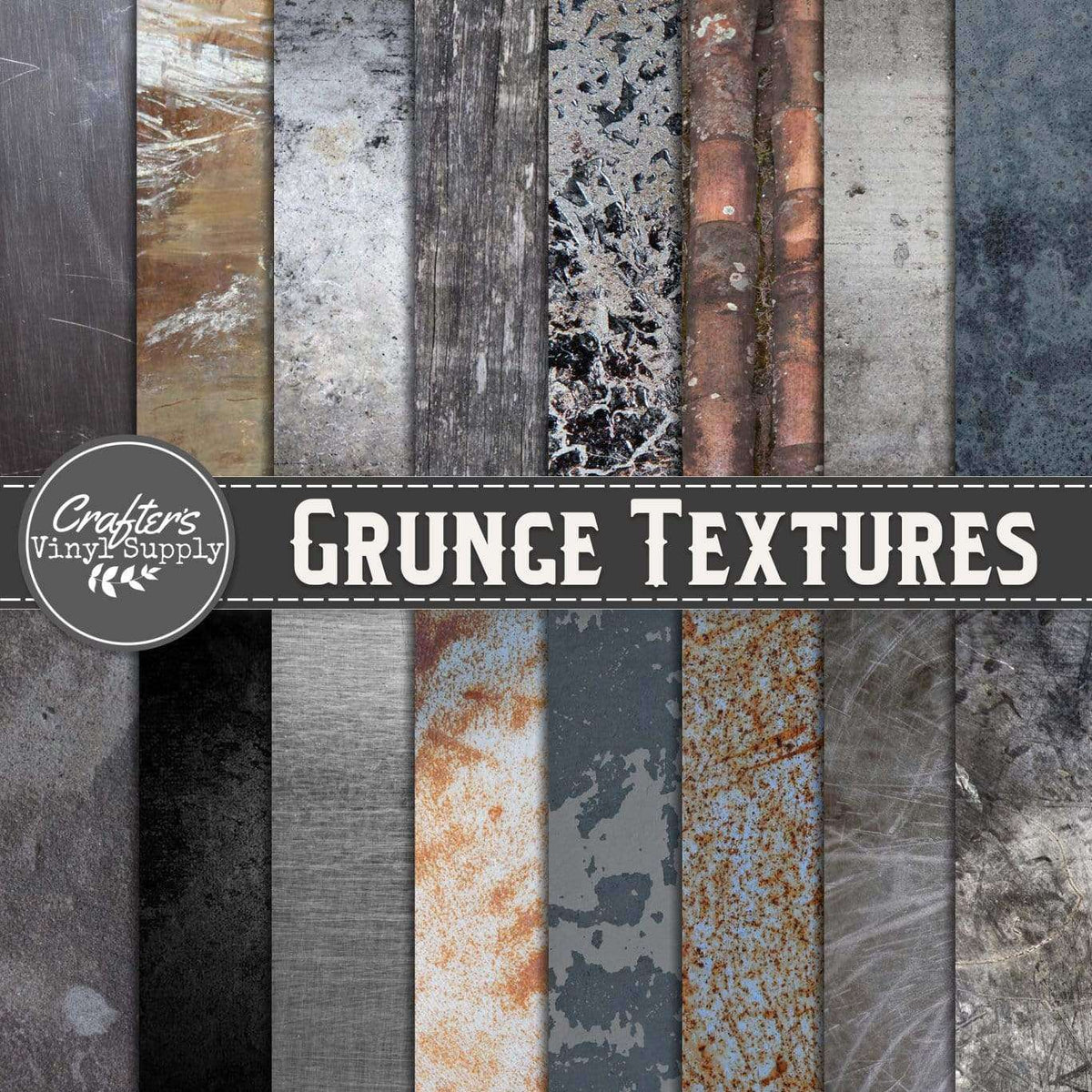 Grunge Textures – Crafter's Vinyl Supply