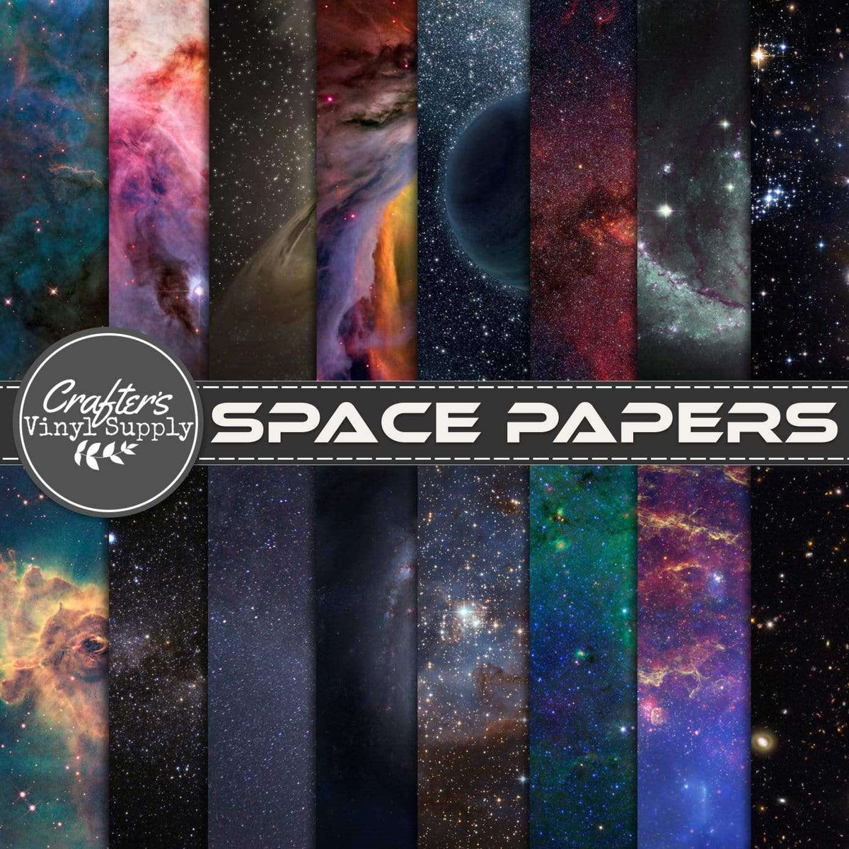Space Digital Papers – Crafter's Vinyl Supply