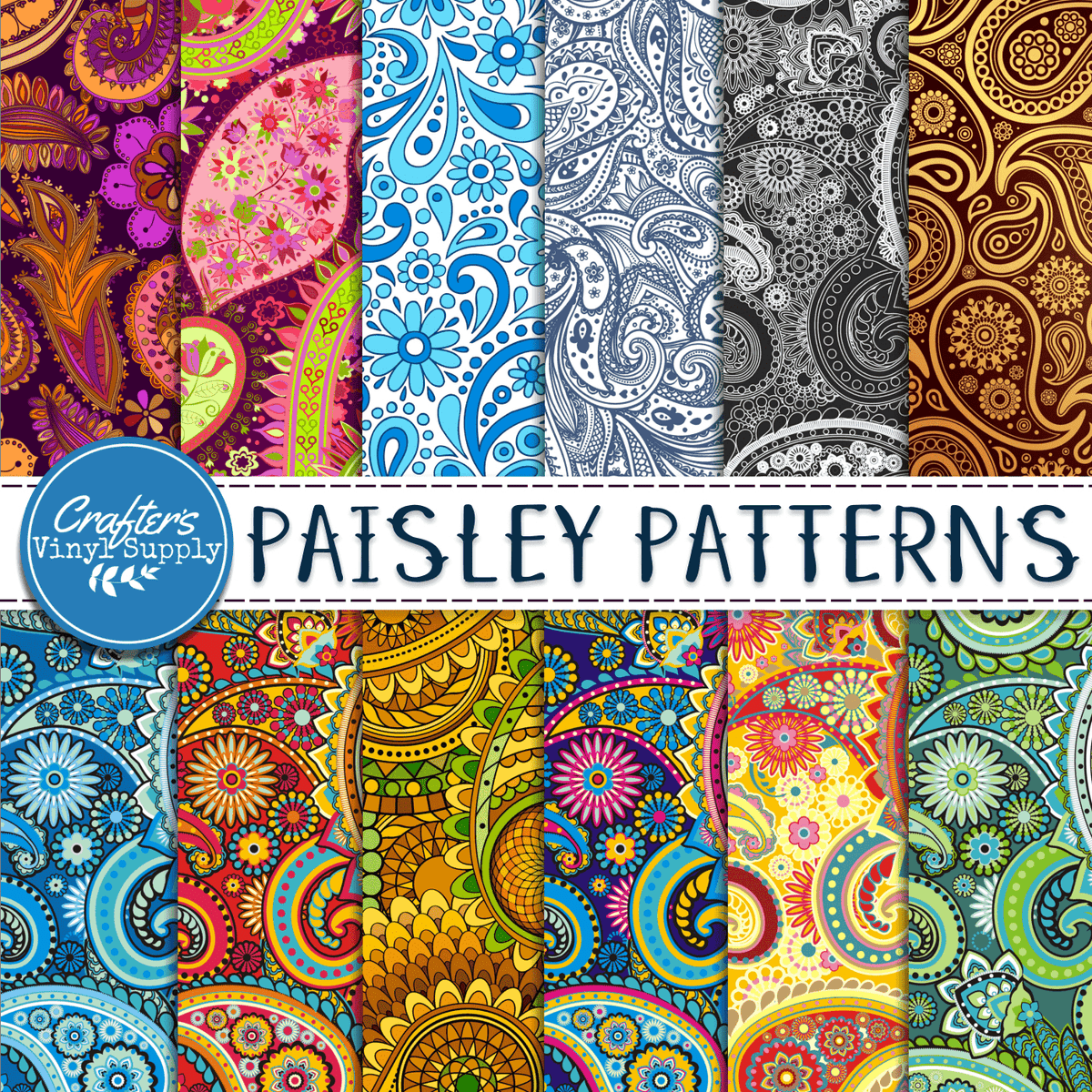 Paisley Patterns – Crafter's Vinyl Supply