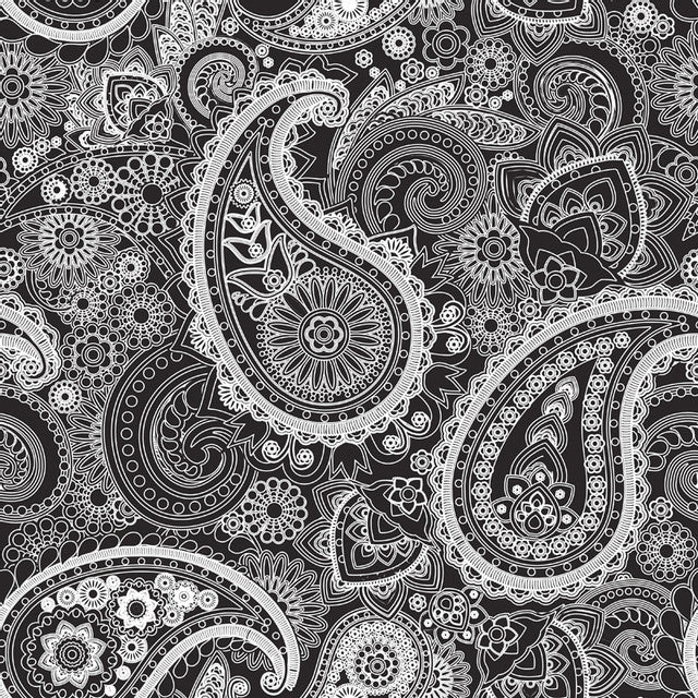 Paisley Black - Pattern Vinyl and HTV – Crafter's Vinyl Supply