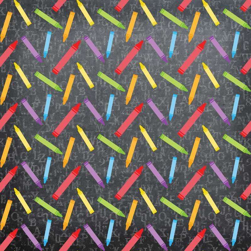 Colourful Crayons - Pattern Vinyl and HTV – Crafter's Vinyl Supply