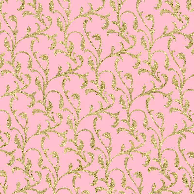 Pink And Gold Pattern