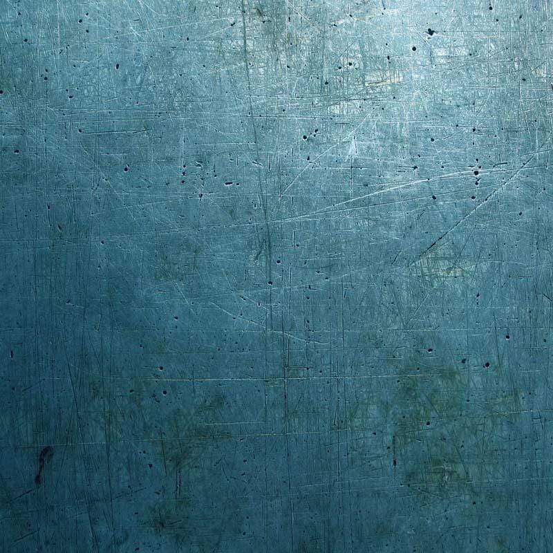 Scratched Blue Metal Texture