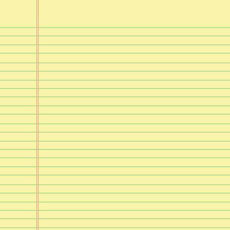 Yellow Notebook Paper - Pattern Vinyl and HTV – Crafter's Vinyl Supply