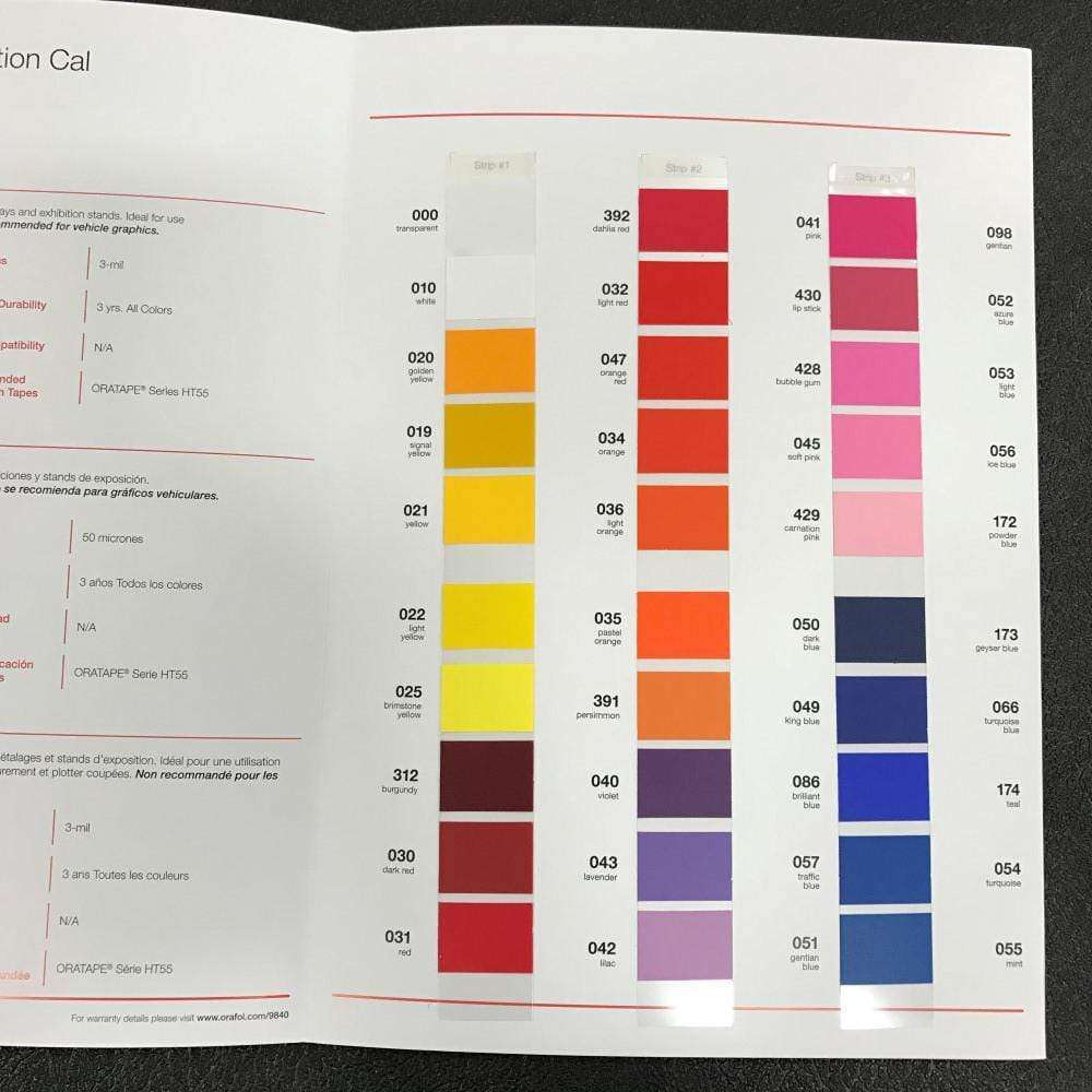 ORACAL® 631 Vinyl – Matte Finish – Crafter's Vinyl Supply